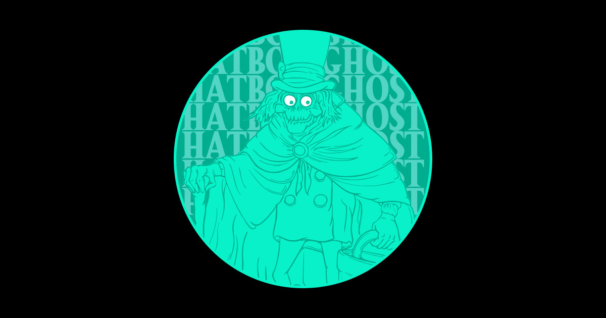 Hatbox Ghost Hatbox Sticker Teepublic