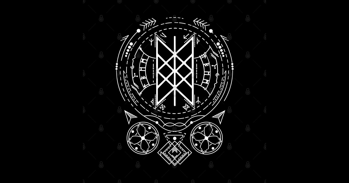 Web of Wyrd | Norse Pagan Symbol - Web Of Wyrd The Matrix Of Fate ...