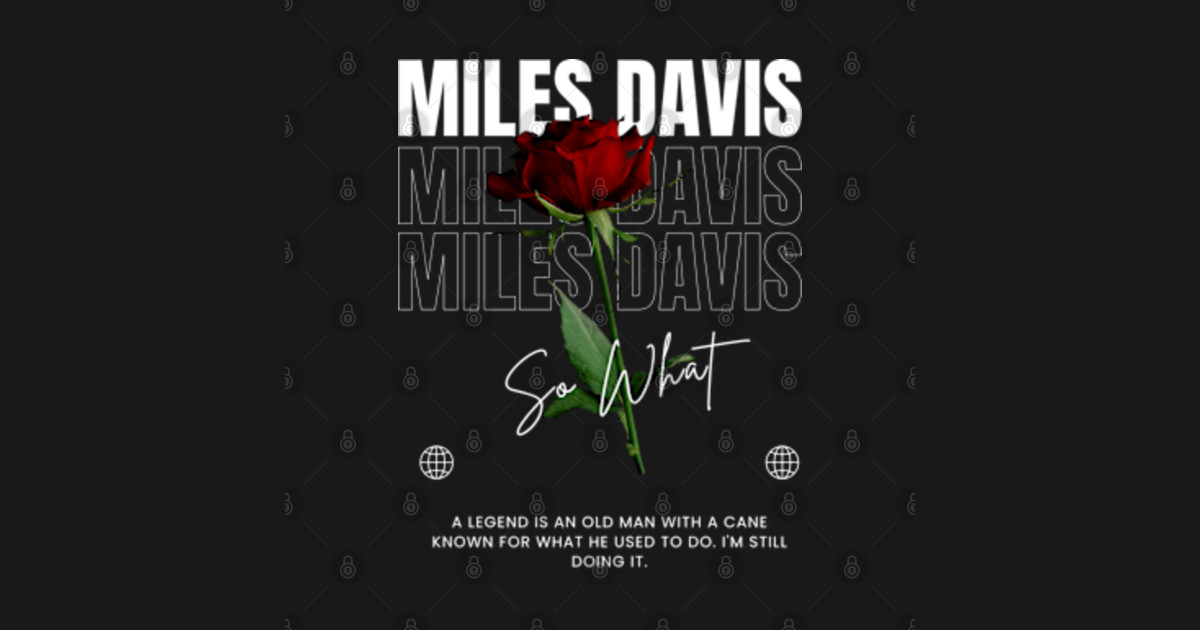 Miles Davis // Flower - Miles Davis - T-Shirt | TeePublic