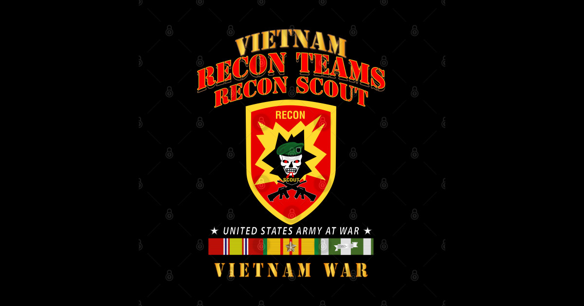Recon Teams - Recon Scout - Vietnam War w VN SVC - Recon Teams Recon ...