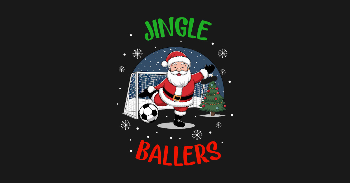 Jingle Ballers Christmas Soccer Santa Football - Jingle Ballers ...