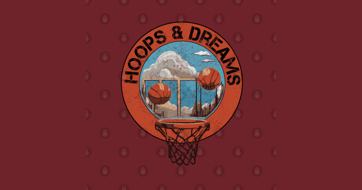 Hoops & Dreams - Basketball - T-Shirt | TeePublic