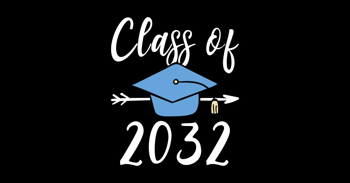 Class Of 2032 Senior Graduation - Class Of 2032 - Sticker | TeePublic