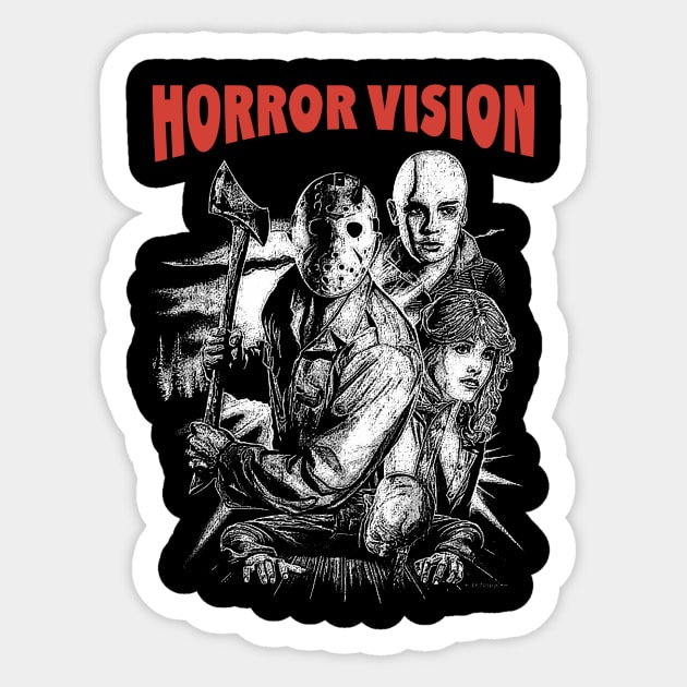 Horror vision - Horror - Sticker | TeePublic