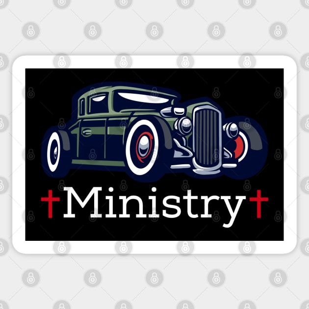 Jesus Built My Hotrod - Jesus Built My Hotrod - Sticker | TeePublic