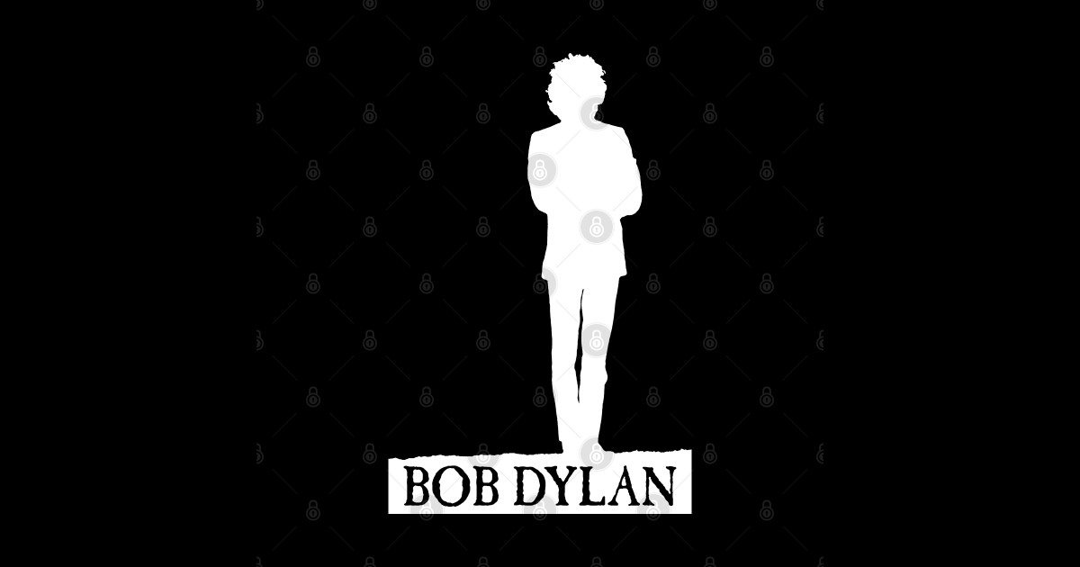 Bob Dylan --- Fanmade vintage - Bob Dylan - Sticker | TeePublic