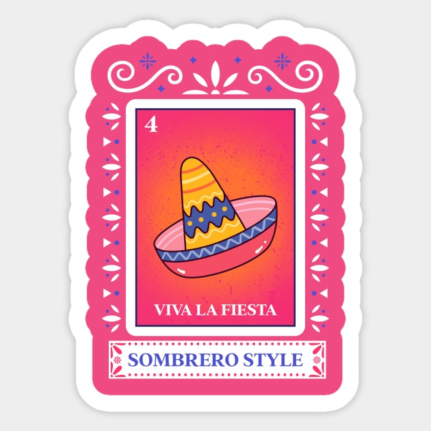 Cinco de mayo loteria design - Cinco De Mayo - Sticker | TeePublic