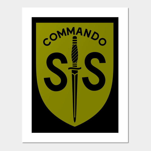 WW2 British Army No2 Commando SAS Badge - Special Air Service - Posters ...