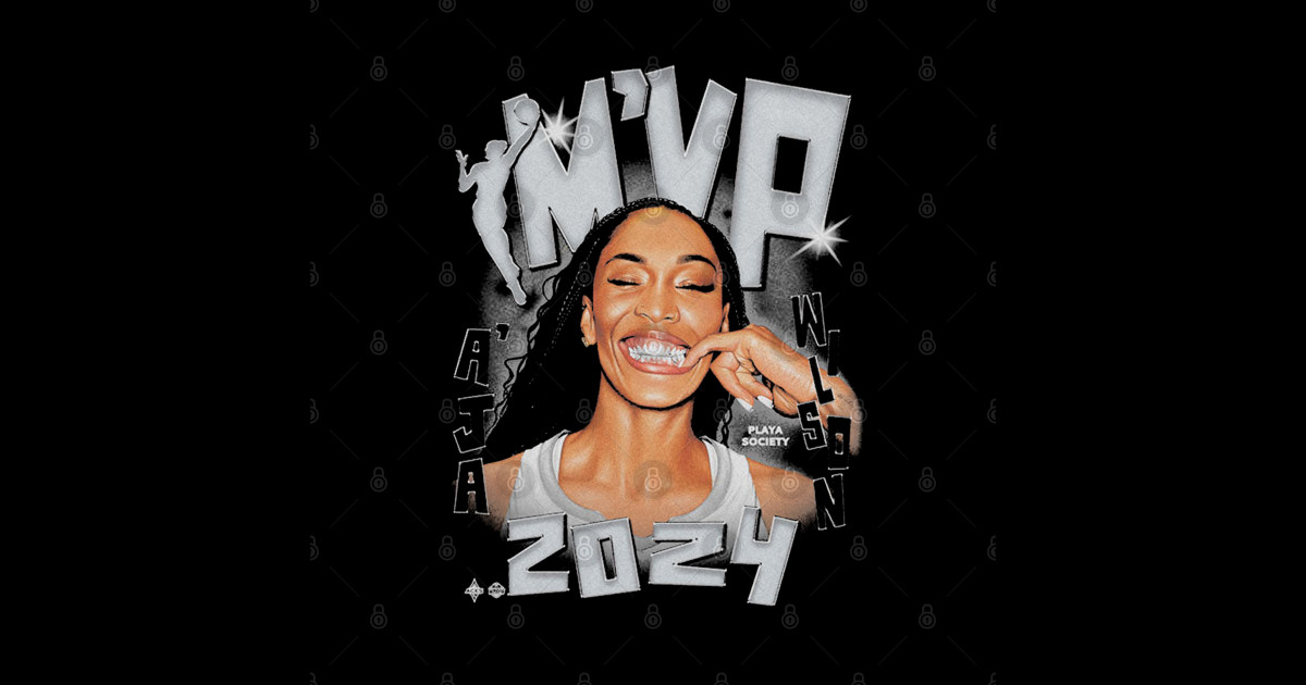 A'ja Wilson 2024 MVP - Aja Wilson - Posters and Art Prints | TeePublic