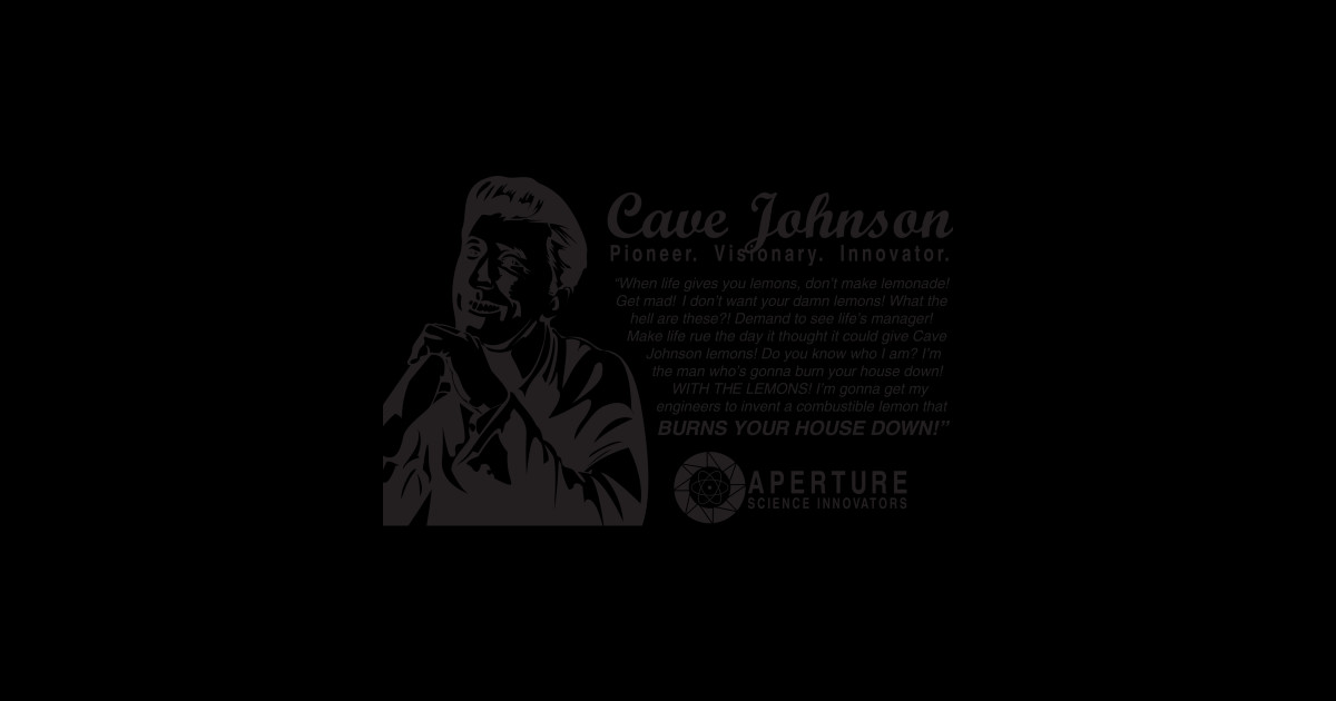 Portal 2 "Aperture Science Founder Cave Johnson" - Portal 2 - Posters ...