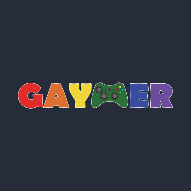 Gaymer Pride (Xbox) - Gay Geek - T-Shirt | TeePublic