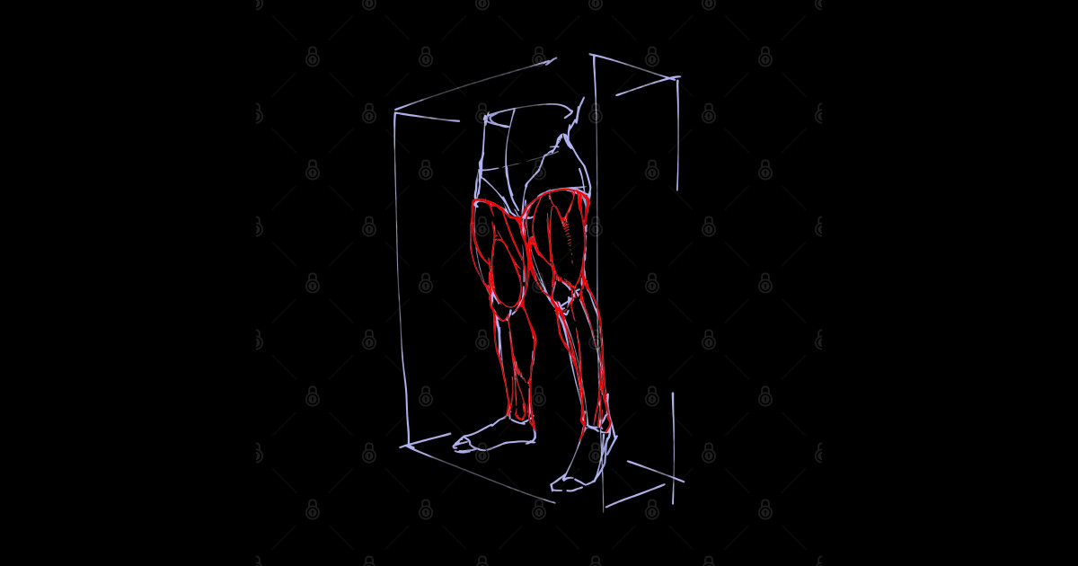 sketching SIkil otot - Sketching - Sticker | TeePublic