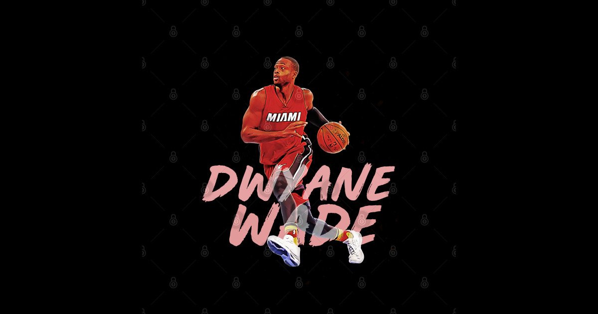 Dwayne Wade - Dwayne Wade - Sticker | TeePublic