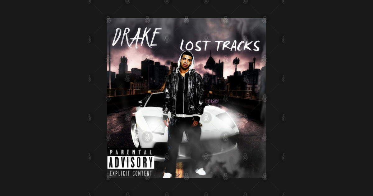 Drake - Lost Tracks Album Cover - Drake - T-Shirt | TeePublic