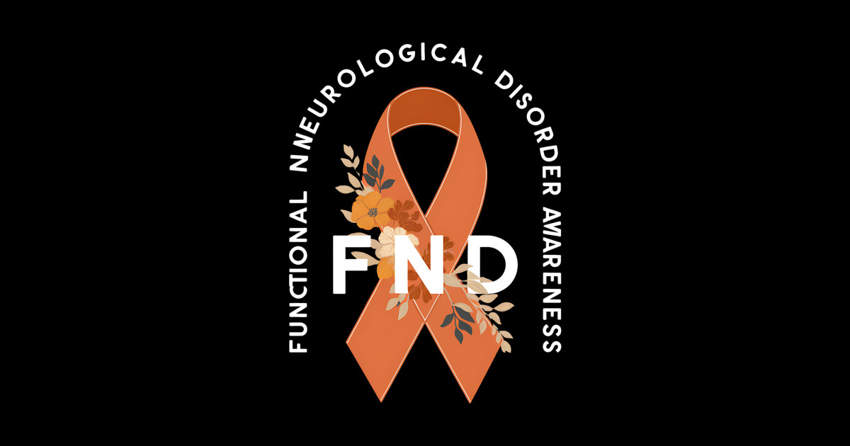 FND Functional Neurological Disorder Orange Ribbon Floral - Fnd ...