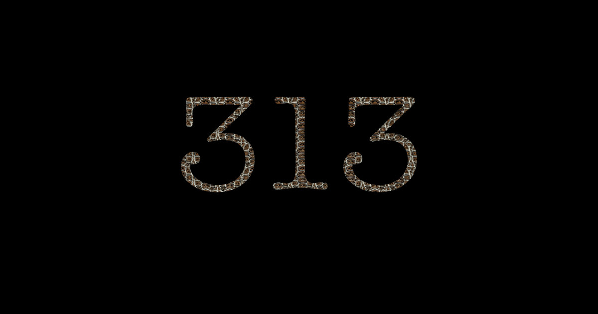 313 - Area Code - Sticker | TeePublic
