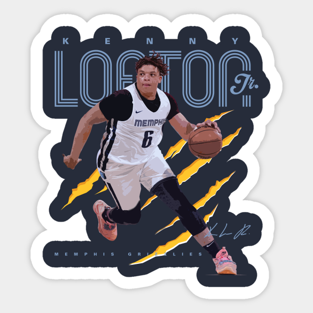 Kenny Lofton Jr. - Kenny Lofton Jr Memphis Grizzlies - Sticker | TeePublic