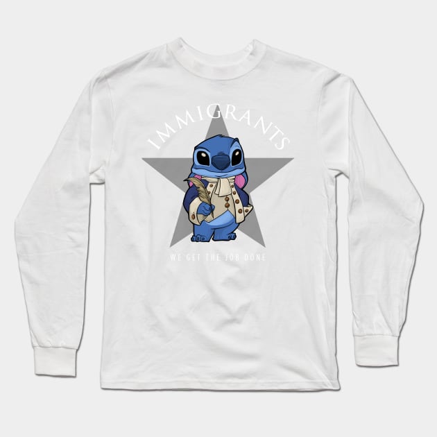 Hamil-Stitch - Hamilton - Long Sleeve T-Shirt | TeePublic
