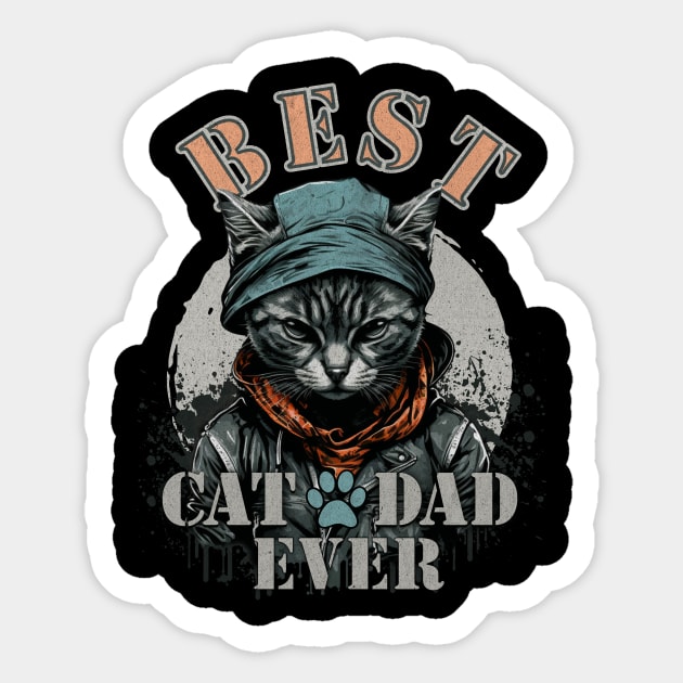 Best Cat Dad Ever – Cool Cat Dad Graphic – Perfect Gift for Cat Lovers ...