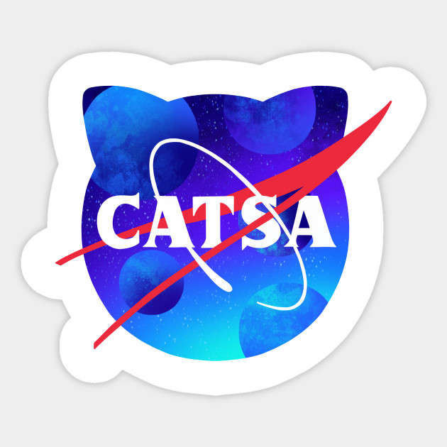 Catsa - Nasa - Sticker | TeePublic