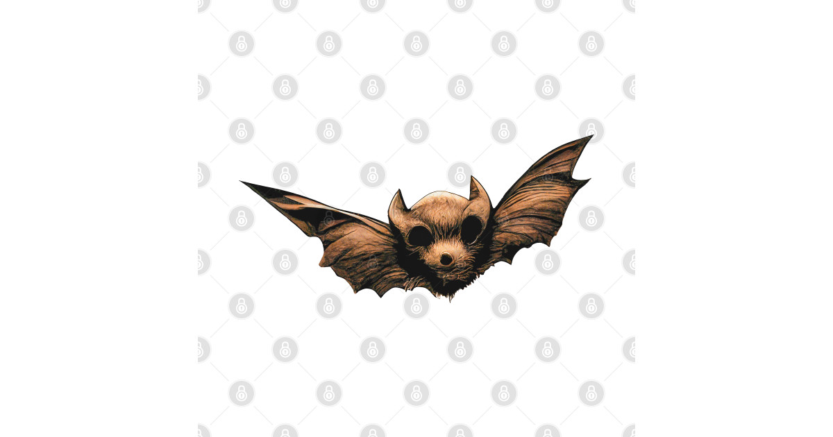 Cute little flying bat. - Bats - T-Shirt | TeePublic