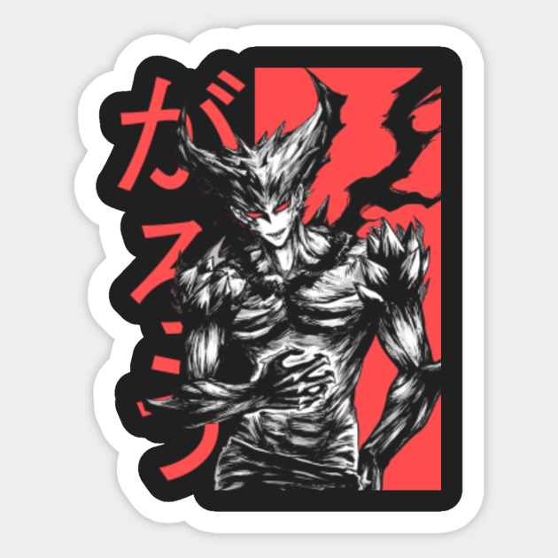 Garou Transformation - One Punch Man - Sticker | TeePublic