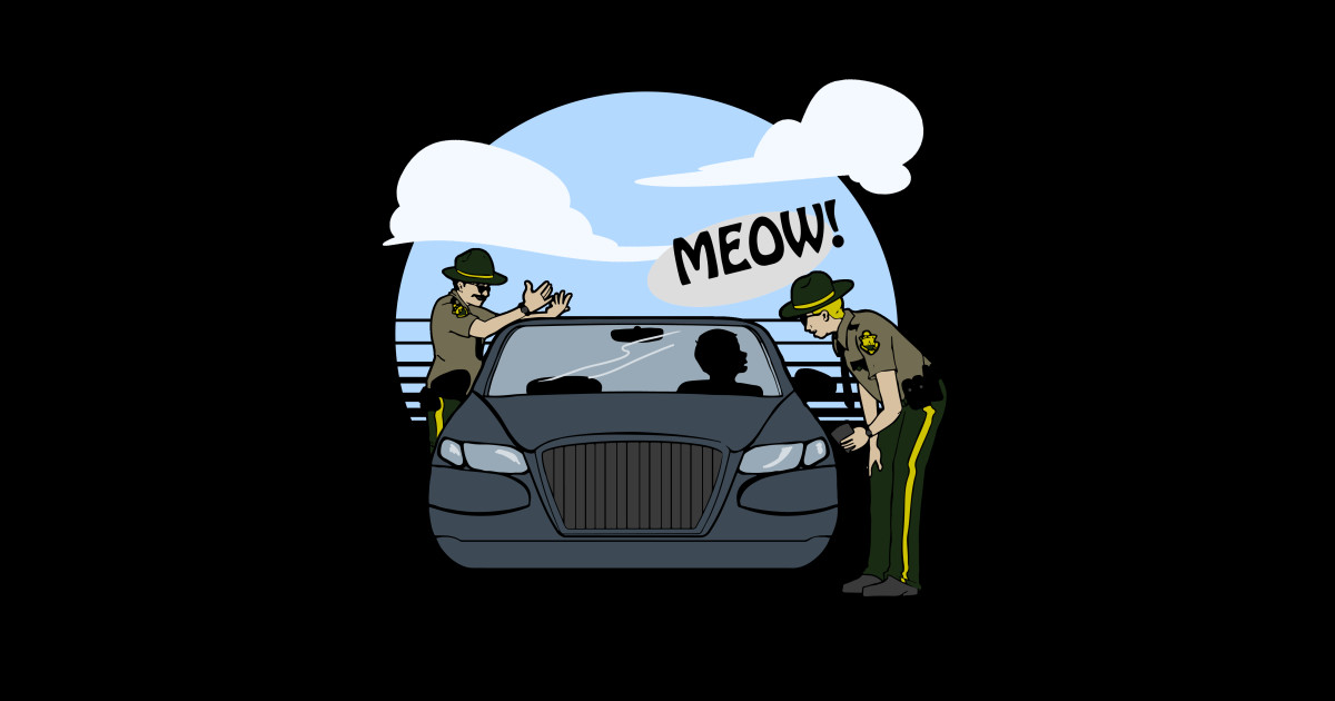 MEOW! - Super Troopers - Sticker | TeePublic