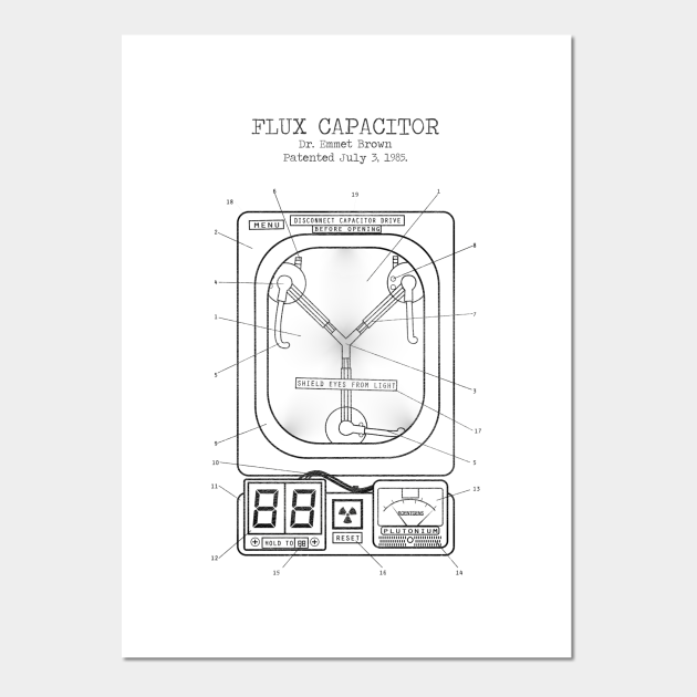 FLUX CAPACITOR - Flux Capacitor - Posters and Art Prints | TeePublic