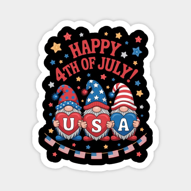 4th Of July 2025 Independence Day Red White And Blue Gnomes ...