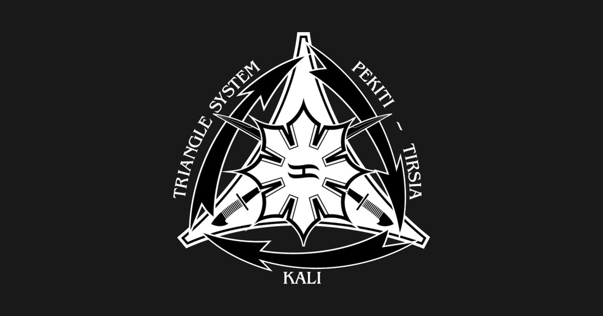 Triangle System with Swords - Combatives - T-Shirt | TeePublic