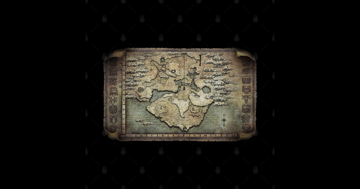 Shadow of the Colossus Forbidden Lands Map - Shadow Of The Colossus ...