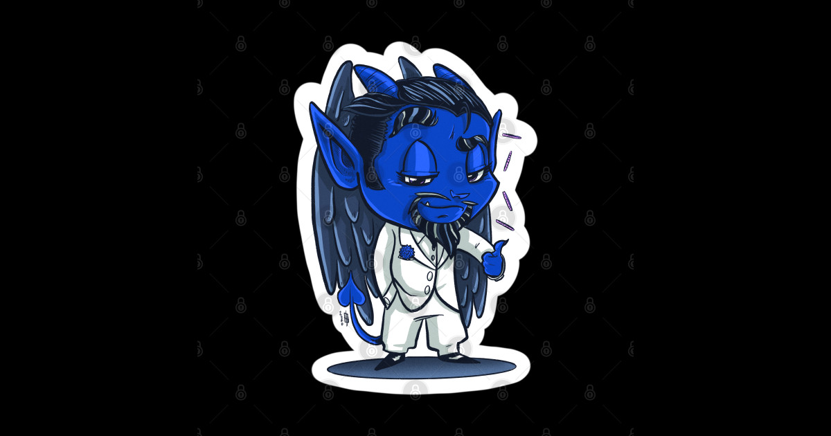 Blue Devil - Blue Devil - Sticker | TeePublic
