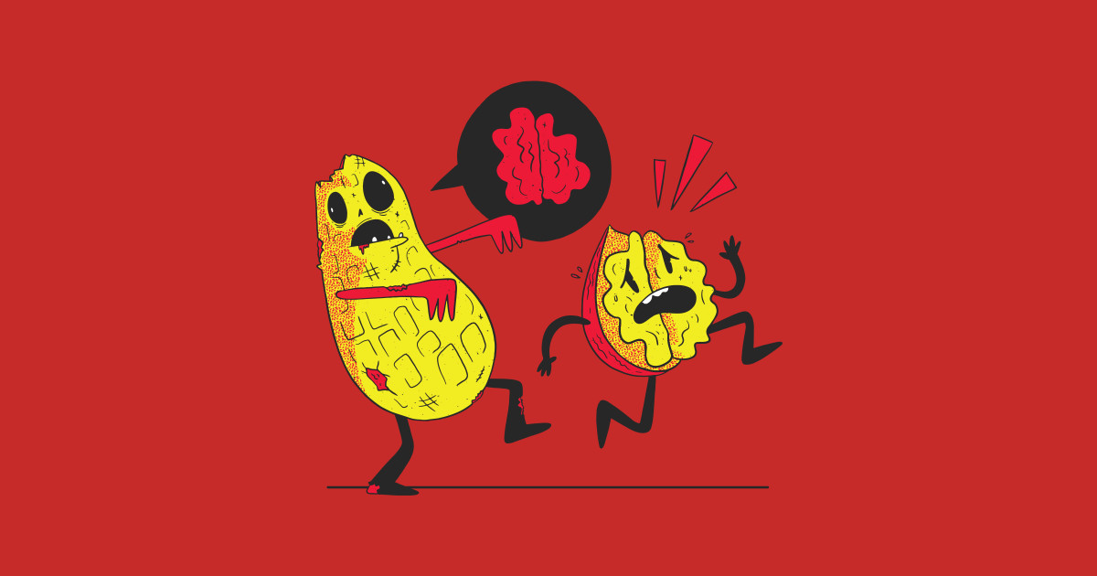 Zombie Peanut - Peanuts - Hoodie | TeePublic