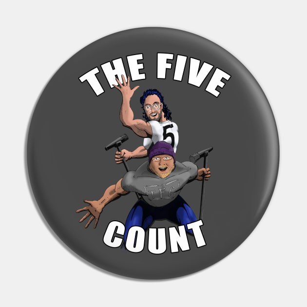 The Five Count Comic Style! - Comic - Pin | TeePublic