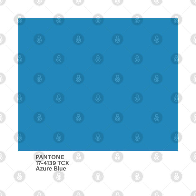 pantone 17-4139 TCX Azure Blue - Pantone 17 4139 Tcx Azure Blue - T ...