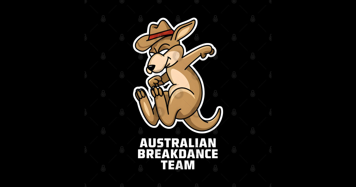 Australian breakdance team - Australian Breakdance Team - Sticker ...