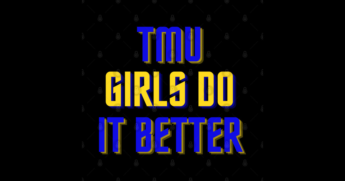 TMU Girls - Ontario Universities - Sticker | TeePublic