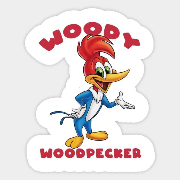 Woody Woodpecker - Woody Woodpecker - Sticker | TeePublic
