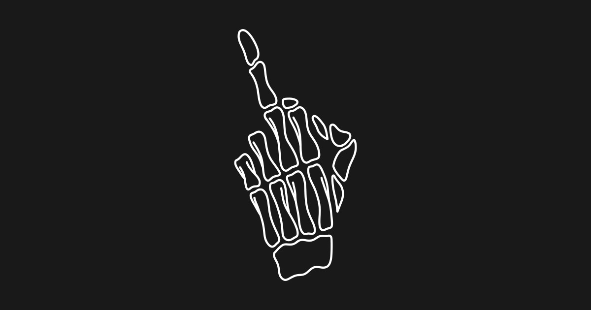 F U Middle Finger - Middle Finger - T-Shirt | TeePublic
