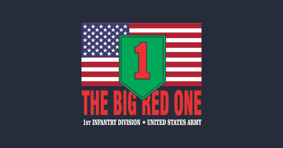 Big Red One - Army - T-Shirt | TeePublic