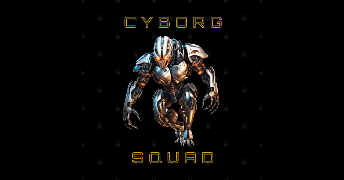 Cyborg Squad - Cyborg - Sticker | TeePublic