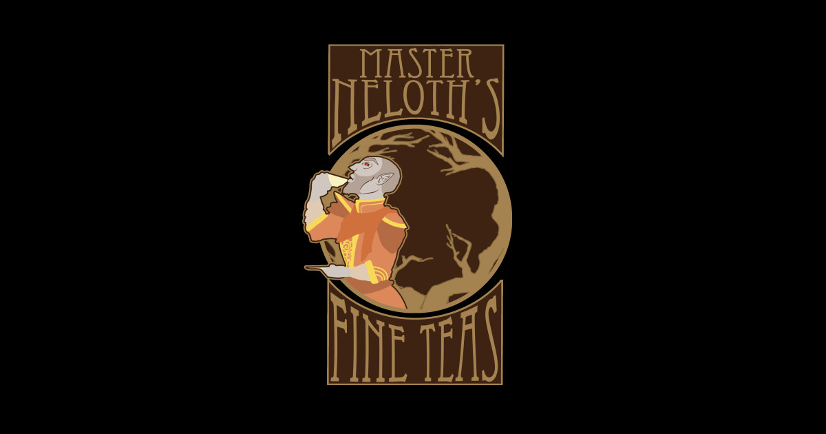 Master Neloth's Fine Teas - Elder Scrolls - Sticker | TeePublic
