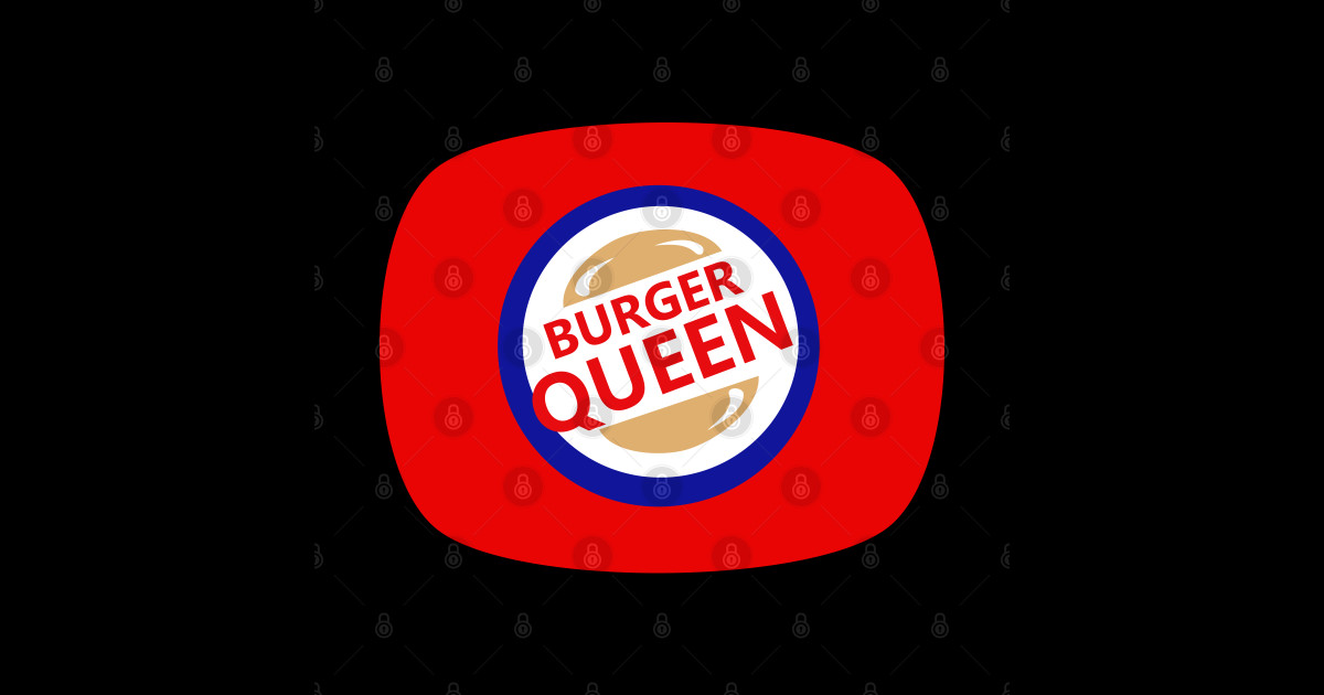 Burger Queen - Gay - Sticker | TeePublic