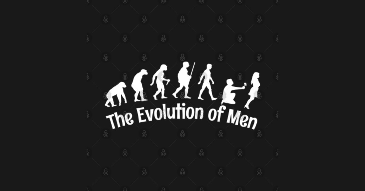 The Evolution of Men | Funny anti simp theme - The Evolution Of Men Funny Anti Simp De - T-Shirt ...