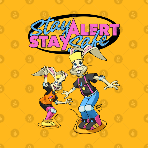 Bert and Gert Stay Alert Stay Safe - Stay Alert Stay Safe - Kids T ...