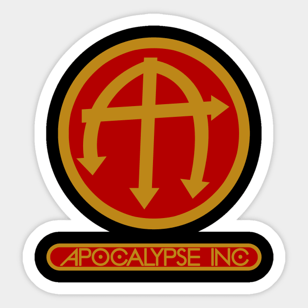 Apocalypse Inc. Logo - Apocalypse Inc - Sticker | TeePublic