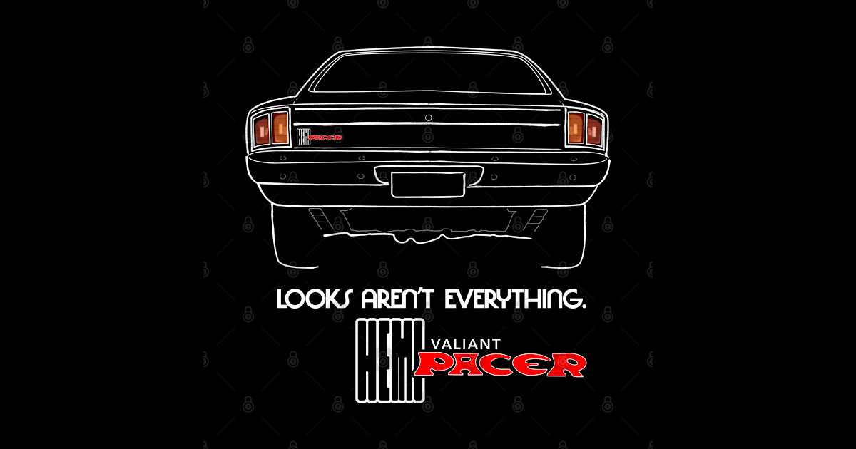 1971 Chrysler Valiant VH Pacer rear end - Mopar - Posters and Art ...