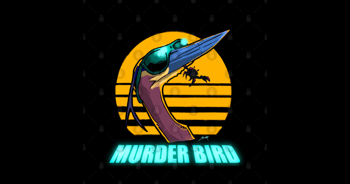 MURDER BIRD - Bird - Posters and Art Prints | TeePublic