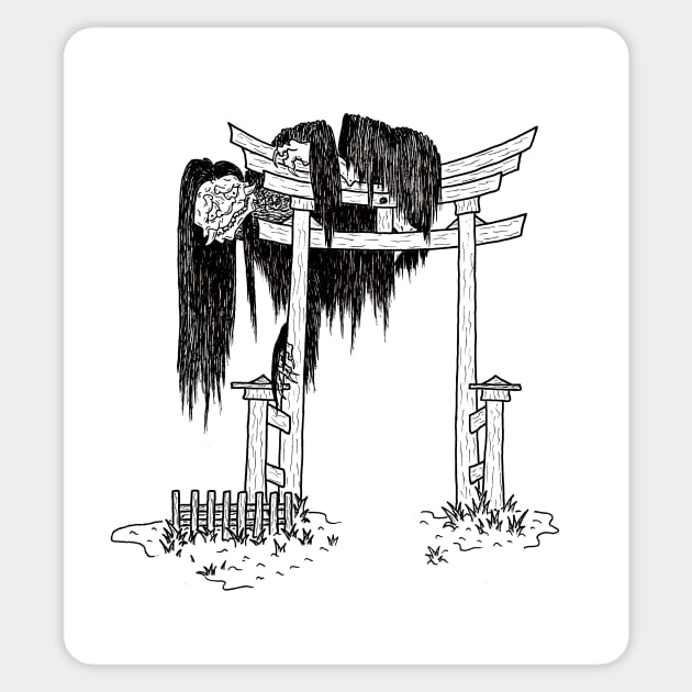 Gate guard. - Monster - Sticker | TeePublic