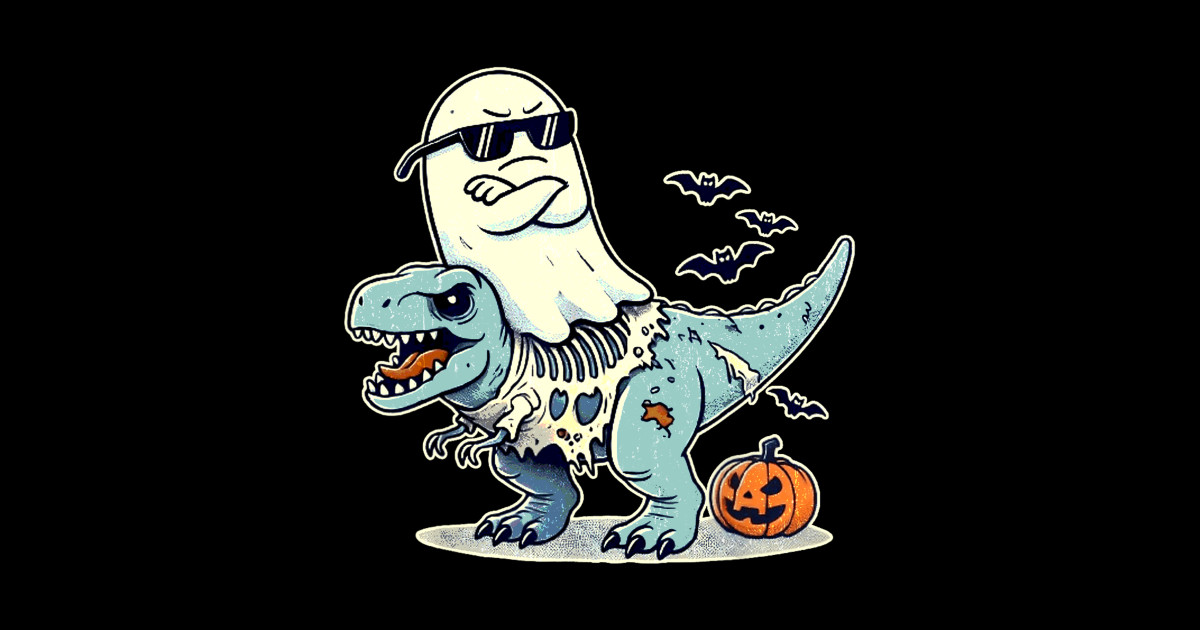 Ghost Riding Zombie T-Rex - Ghost Riding Zombie T Rex - Posters and Art ...